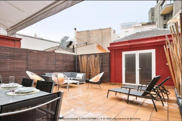 Catalonia Square Terrace & 5 Bathrooms 5bd-5bth - La Barceloneta