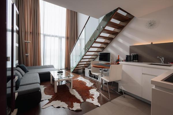 Skau Eurovea Duplex Apartment Danube Exclusive View Free Parking - Bratislava