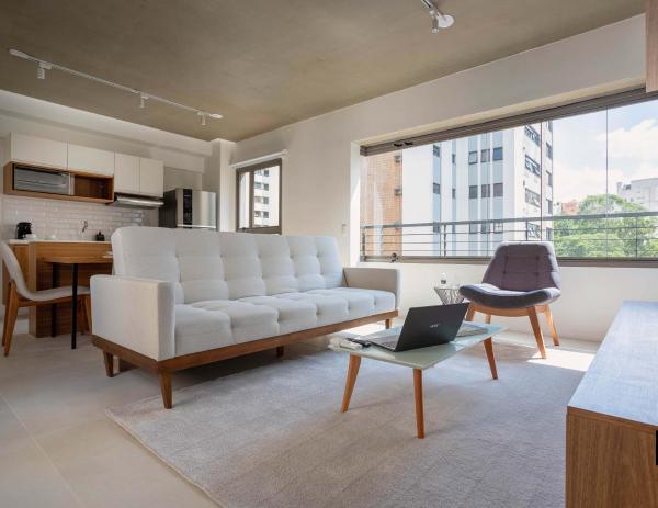 Quarto Sala 48m2 Parque Ibirapuera Itaim Bibi - Moema