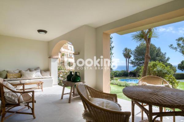 Las Velas I Planta Baja En S'agaró Con Vista Mar Y Agradable Terraza Con Acceso Directo A La Piscina - Sant Feliu de Guíxols