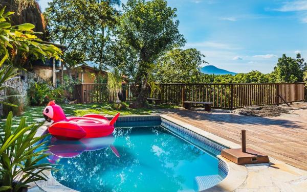 Casa Com Varanda Gourmet Na Praia Do Perequê - Ilhabela