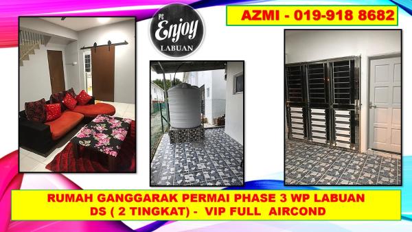 Rumah Mewah Ds24 Vvip Ganggarak Permai 2 Tingkat Wp Labuan - Labuan