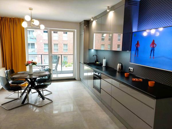 Mak Apartment Grobla - Free Parking - 3 Rooms - Gdańsk