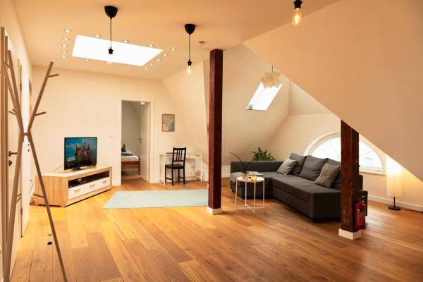 Wölkchen - Wohnung Mit Balkon, Holzdielen & Tv - Mer du Nord