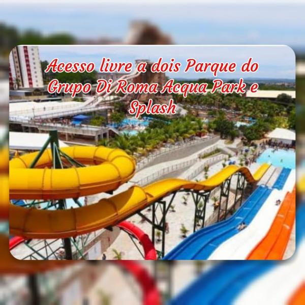 Apartamento Spazzio Di Roma Com Acesso Ao Acqua Park Splash - Caldas Novas