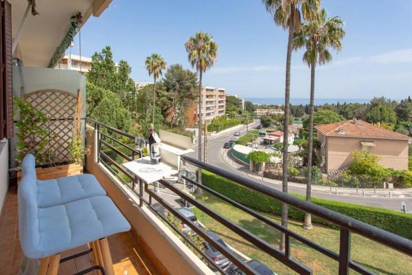 L27 2p Jasmins Sea View Parking & Ac - Nice Côte d'Azur Airport (NCE)