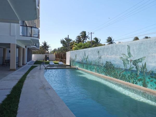 Condo Vista Al Mar, Alberca Rooftop Chixchulub - Yucatán
