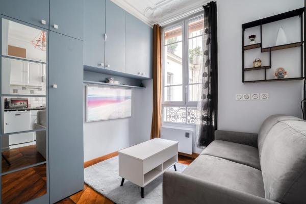 Studio Rénové Cosy Metro Paris 2pers Wifi - Paris