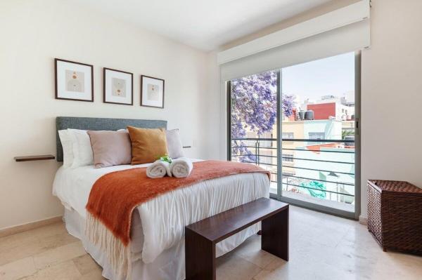 Urban Classic Cdmx 2bd 4pax// Céntrico Con Balcón - Mexiko-Stadt