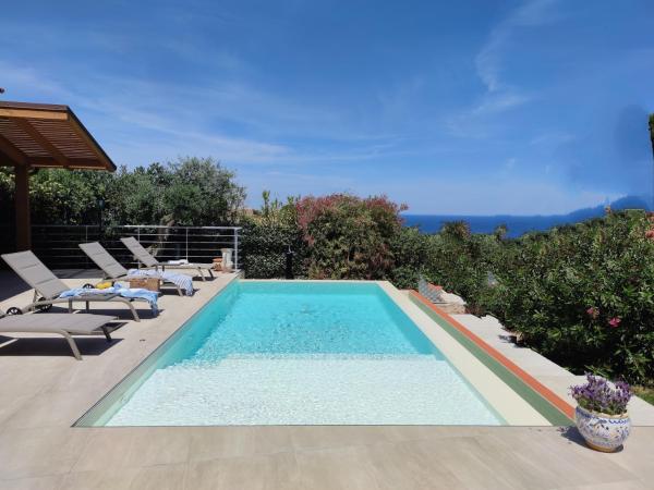 Panoramic Villa 200m From The Sea With Heated Pool & Whirpool - Terrasini