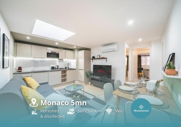 5mn à Pied Monaco - Hypercentre - Aq - Roquebrune-Cap-Martin
