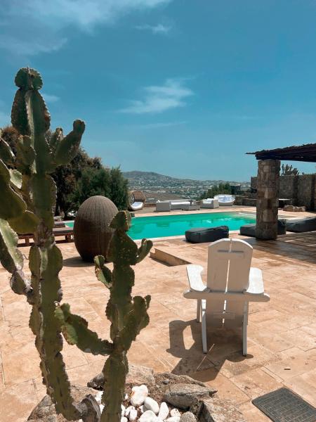 Dreamy Boho 5bed Villa With Pool And Ocean View - Mykonos