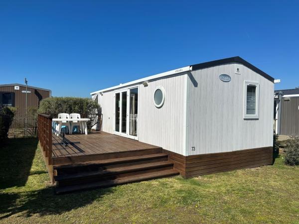 Mobil-home Confort 6 Pers, 3 Ch, Terrasse, Piscine & Proche Plage - Fr-1-361a-25 - Carolles