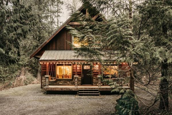 22mbr - Wi-fi - Fireplace - Pets Ok - Sleeps 8 Cabin - Glacier, WA