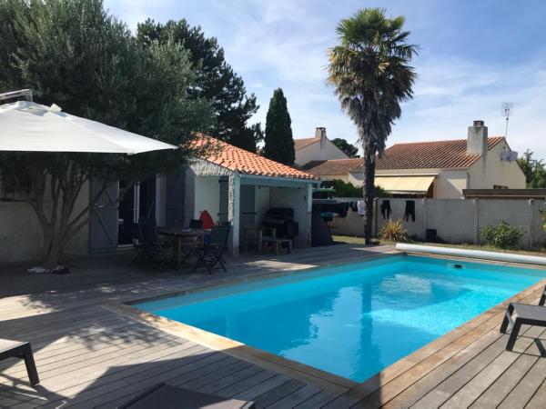 Maison Avec Terrasse Et Piscine Privée Proche Plage - Fr-1-336-139 - Saint-Vincent-sur-Jard