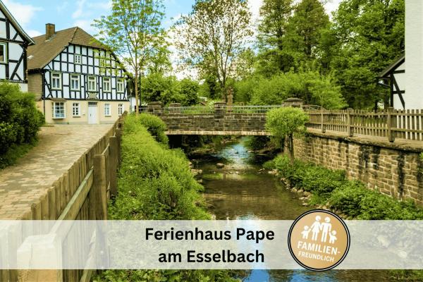 Ferienhaus Pape - 300m2, 15 Betten - Mit Großem Privatem Garten, Pool, Dart, Sauna-, Grill- Und Spielbereich - Ideal Für Familien - Eslohe (Sauerland)