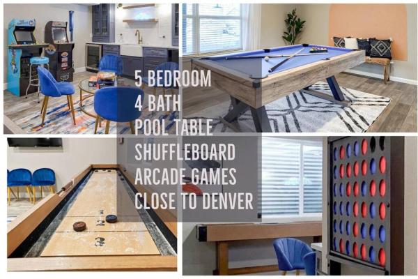 Rocky Mountain Home W/ Epic Bar & Game Rooms 5br/4 - 골든