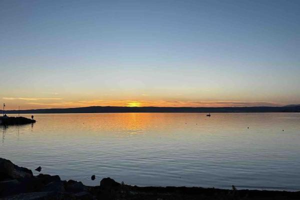 Sunset And Lake - Bolsena