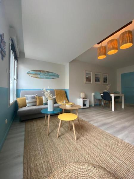 Bel Apt Neuf - Hypercentre 400m Plage-pkg-wifi-t3 - Arcachón