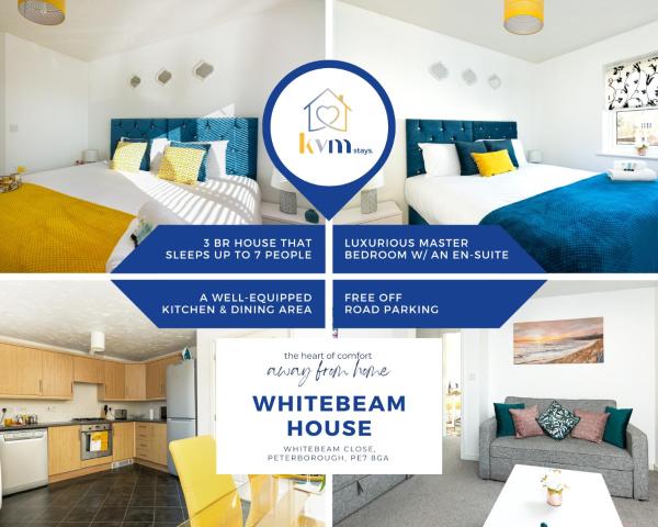 Kvm - Whitebeam House Great Location By Kvm Stays - Peterborough, Royaume-Uni