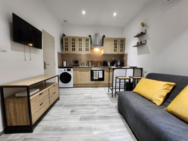 Studio Climatisé Avec Cour Privé En Rez-de-chaussée Centre Historique - Villeneuve-lès-Avignon
