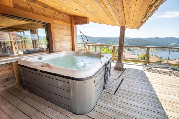 Chalet 14p Vue Lac, Spa Et Sauna - Gérardmer