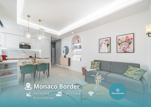 2mn Monaco - Luxueux Appartement Rénové - As - Monte Carlo