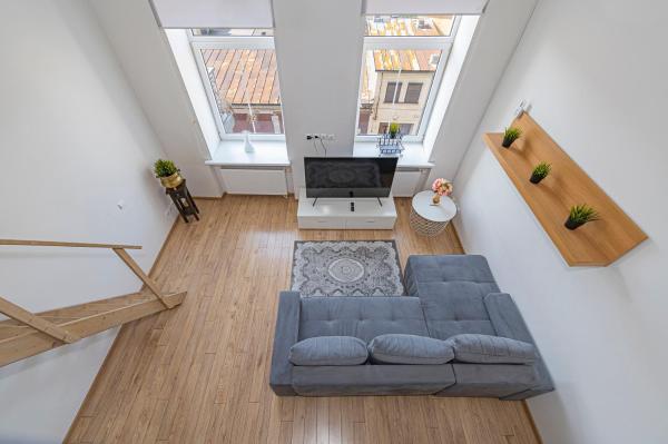 New Town Loft Apartment With Air Conditioning By Polo Apartments - Kaunas
