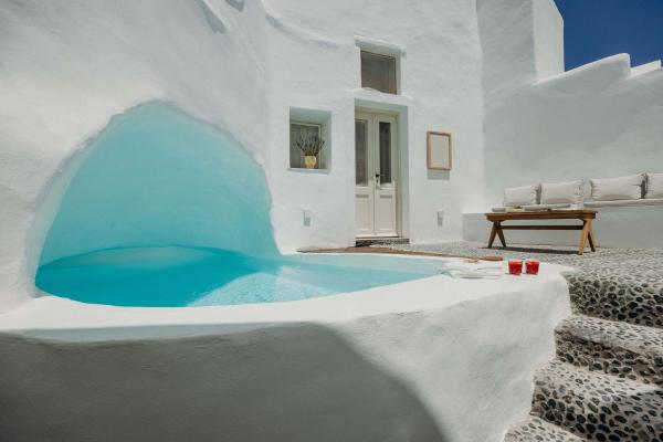 Villa Patitiri Cave House With Private Pool In Megalochori Santorini - Santorini