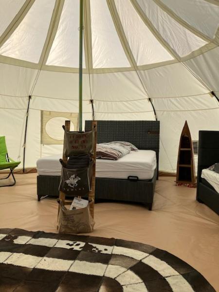 Natuur-like Glamping In Bosland Lotus Bell Tent - Flanders