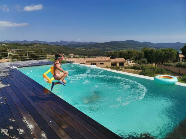 Villa La Voile Au Vent - Sur Les Collines De La Cadière D'azur - Villa Spacieuse, 4 Chambres, Climatisée Avec Piscine à Débordement, Vue Mer Et Collines - Saint-Cyr-sur-Mer