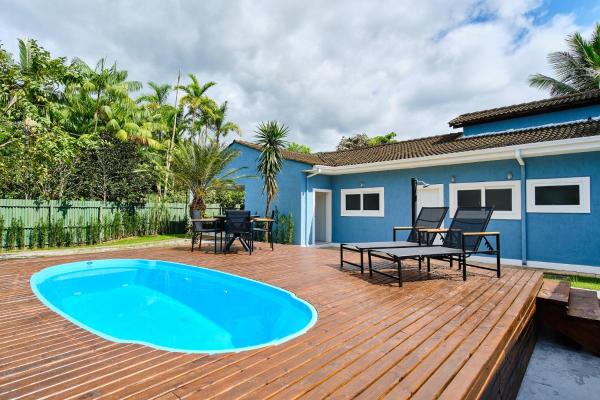 Casa Caminho Da Praia 3 Quartos Com Ar No Cabore - Paraty