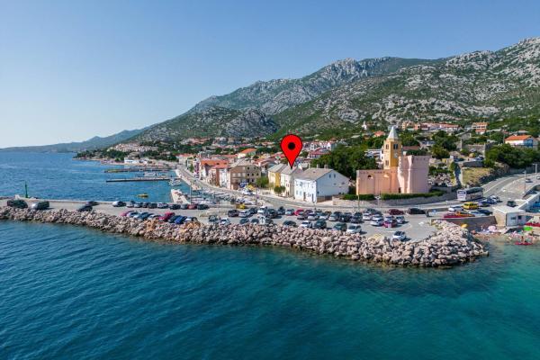 Seafront Apartment Sanja - Happy Rentals - Karlobag