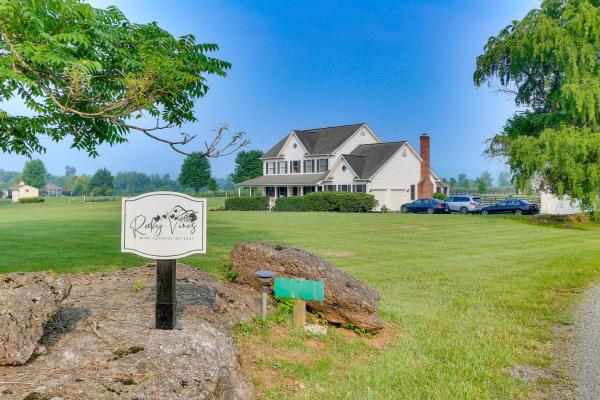 Rocky Vines Wine Country Retreat With Fire Pit - Leesburg, VA