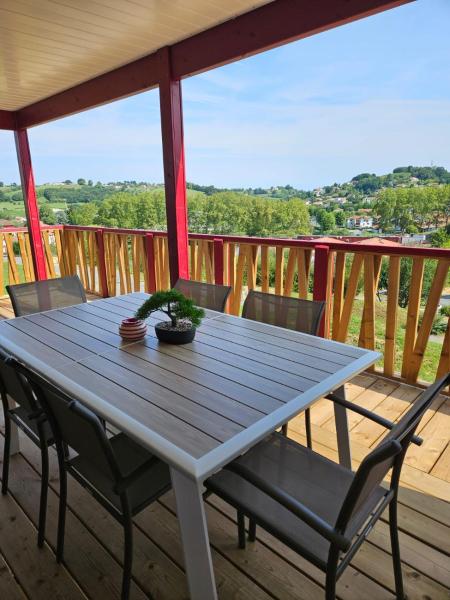 Chalet Avec Piscine, Climatisation & Vue De 2 à 6 Personnes - Hasparren - Pays Basque - Chalet Ibaia - Hasparren