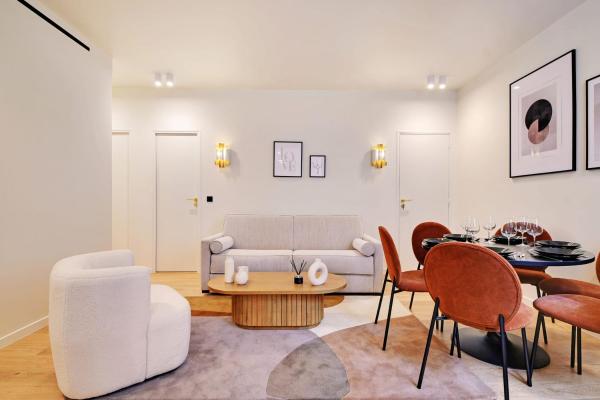 Chic Apartment - 2br-6p - Opera House - Louvre Museum