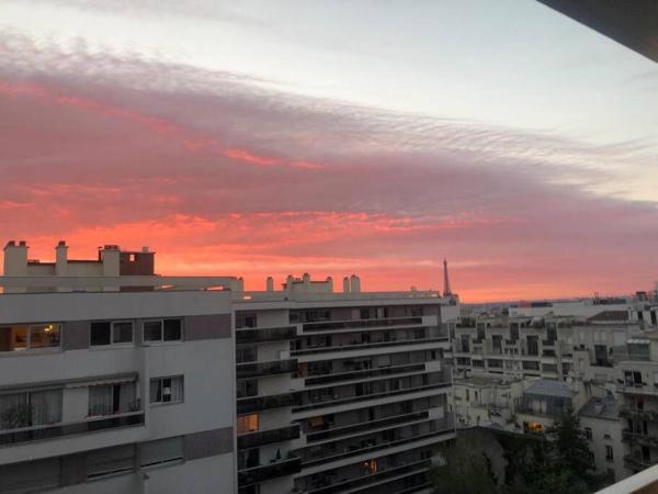 Nice Loft With Romantic View Over The Eiffel Tower - Paris 14e Arrondissement