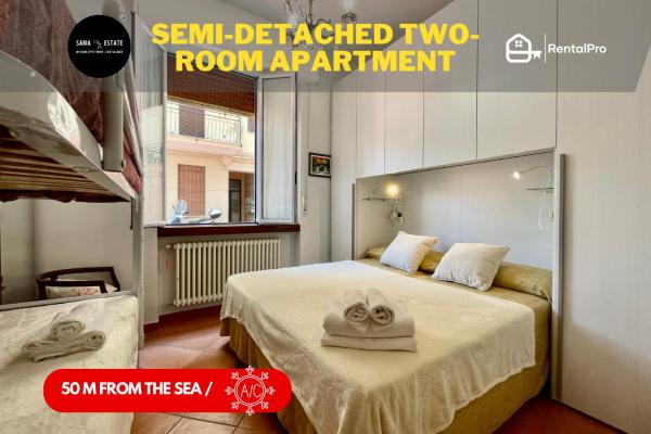 [50mt Dal Mare] Bilocale Semi-indipendente Con A/c - Pietra Ligure