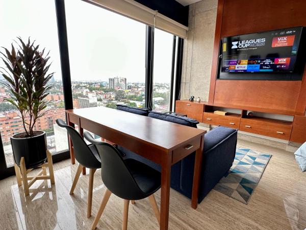 Loft Con Increíble Vista Zona Polanco Condesa - Gym Y Business Center - Morelos