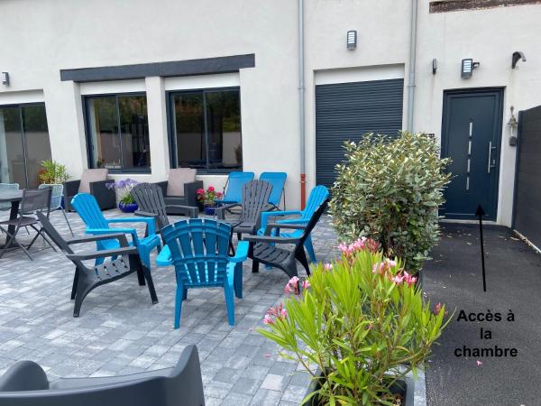 Chambre Tout Confort Avec Commodités Espace Repas Wifi Parking - Plage de Wimereux