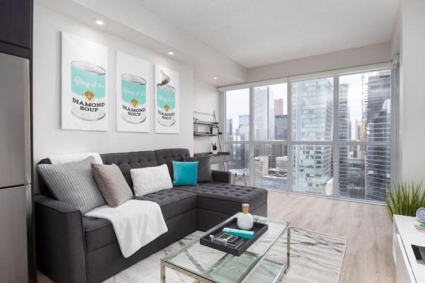 Luxury Cn Tower View King Bed Balcony Free Park - Toronto