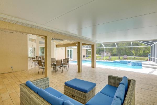 Private Fort Myers Escape With Screened Pool And Lanai - Karibik
