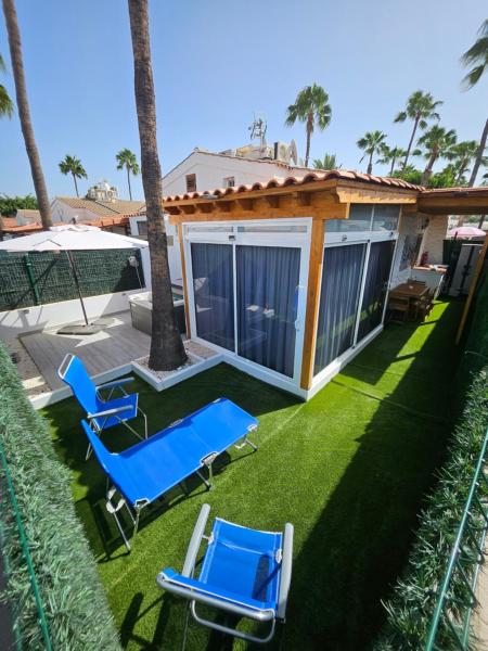 Chalet Luxury With Privacy And Jacuzzi - Aqualand Maspalomas