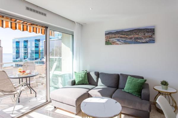 L28 Suite Californie 1min Walk Sea 3bdr/ Ac & Balcony - Saint-Laurent-du-Var