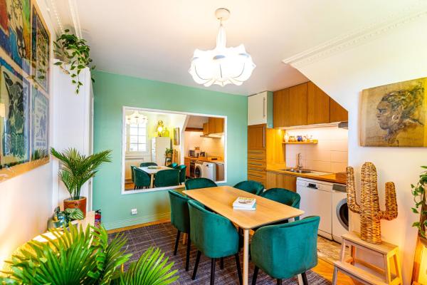 Art & Curiosity Cabinet Style Appartement With Paris View, Villa Des Ammonites - Meudon
