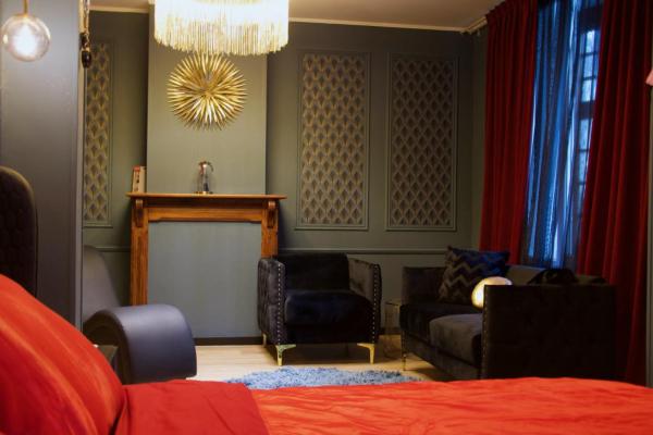 Romantic Suite Boudoir-bleu -Adults Only- - La Panne