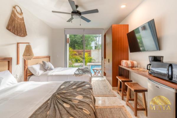 Nhoa 101c Lux 1br Condo Pool Access In Aldea Zama - Paradise Beach