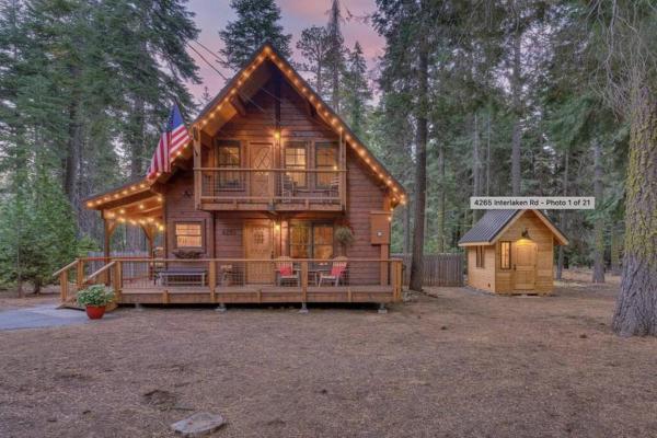 Cozy Pet-friendly Cabin Private Hot Tub Fenced In Yard Book On Mobile For Promo Price - Tahoe City, CA