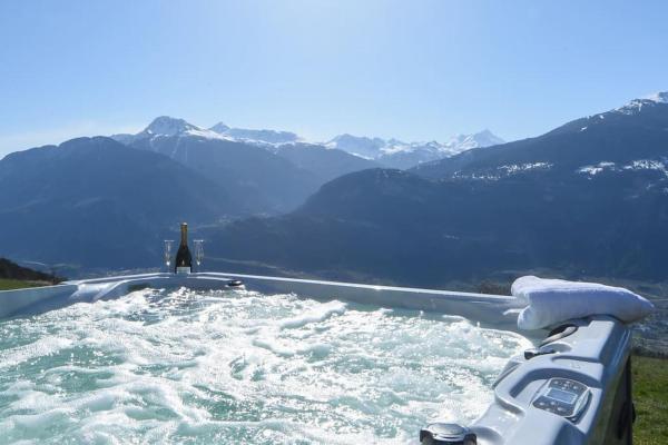 Luxury Villa With Sauna And Jacuzzi, Amazing View - Crans-Montana
