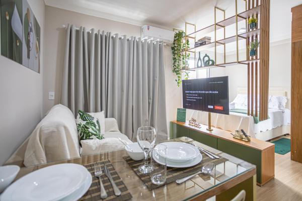 Studio Privado, Flat 29m, Allianz Parque - Embu das Artes